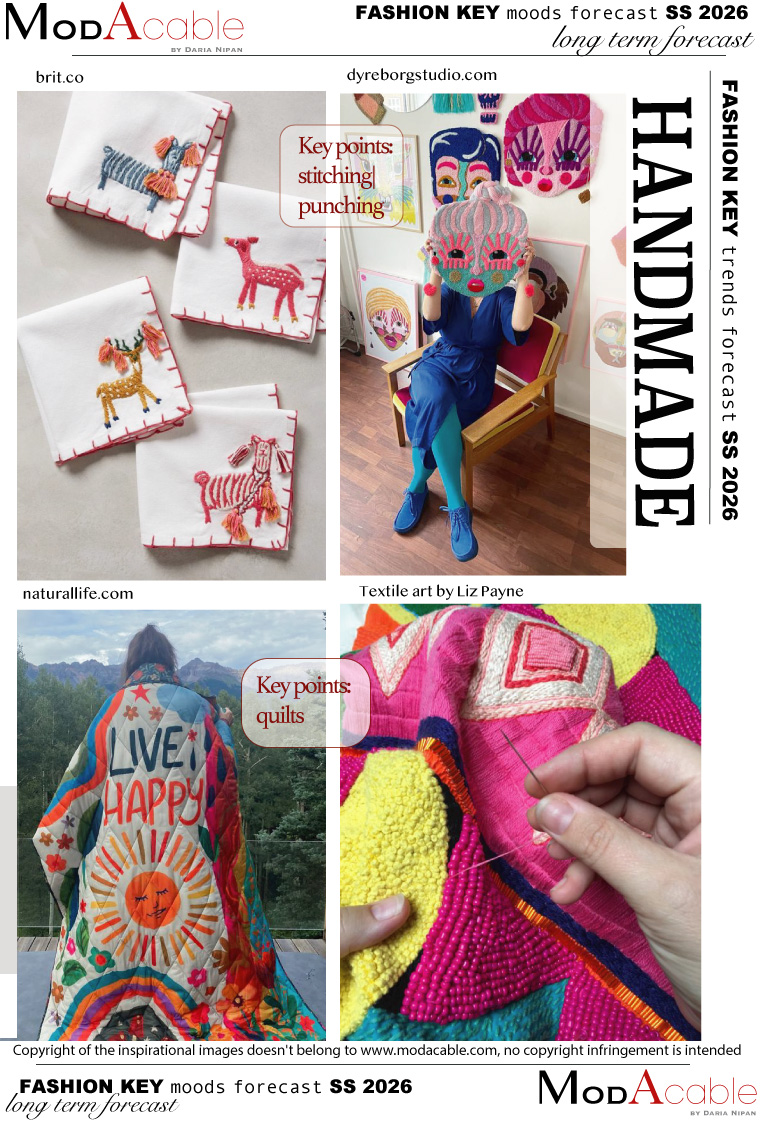 SS 26 women's fashion mood Handmade