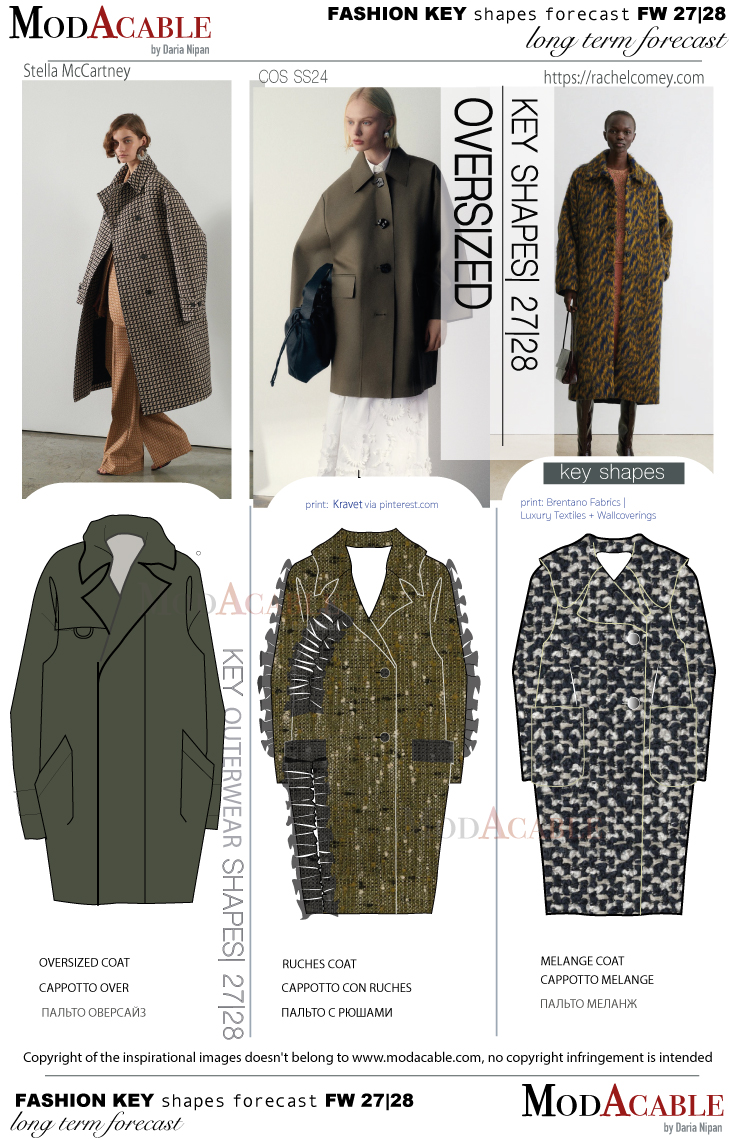 FW 27/28 women's fashion shape Oversized